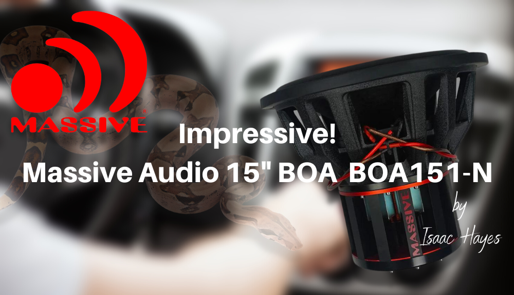 Massive Audio 15" BOA — Big Jeff Online Inc