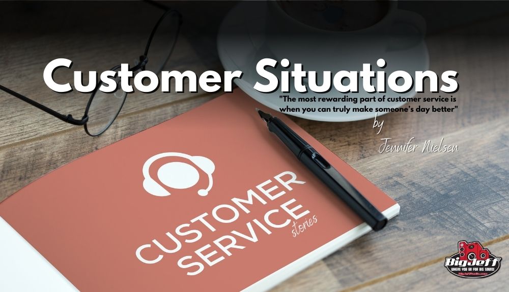 Customer situations — Big Jeff Online Inc