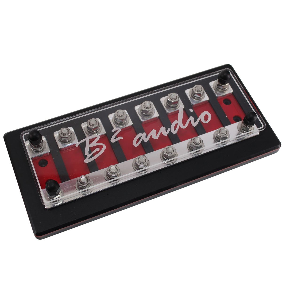 8 Spot Heavy Duty ANL Fuse Block w/ Acrylic Cover 500A B2 Audio USA ...