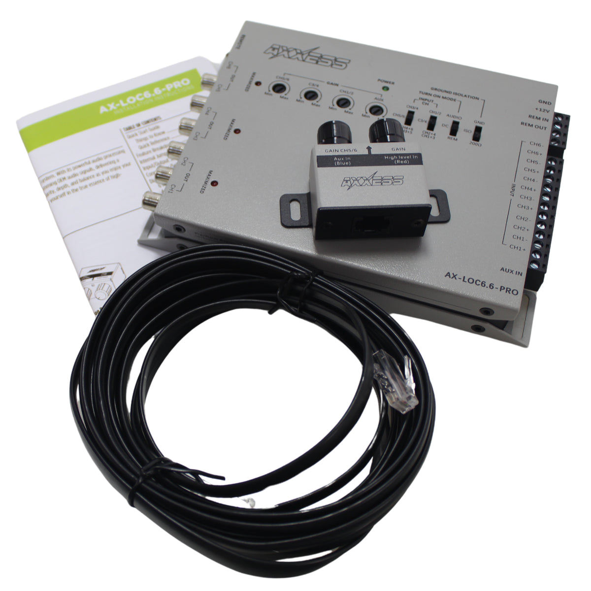 AXXESS 6-Channel Active Line Output Converter with Summing Processor ...