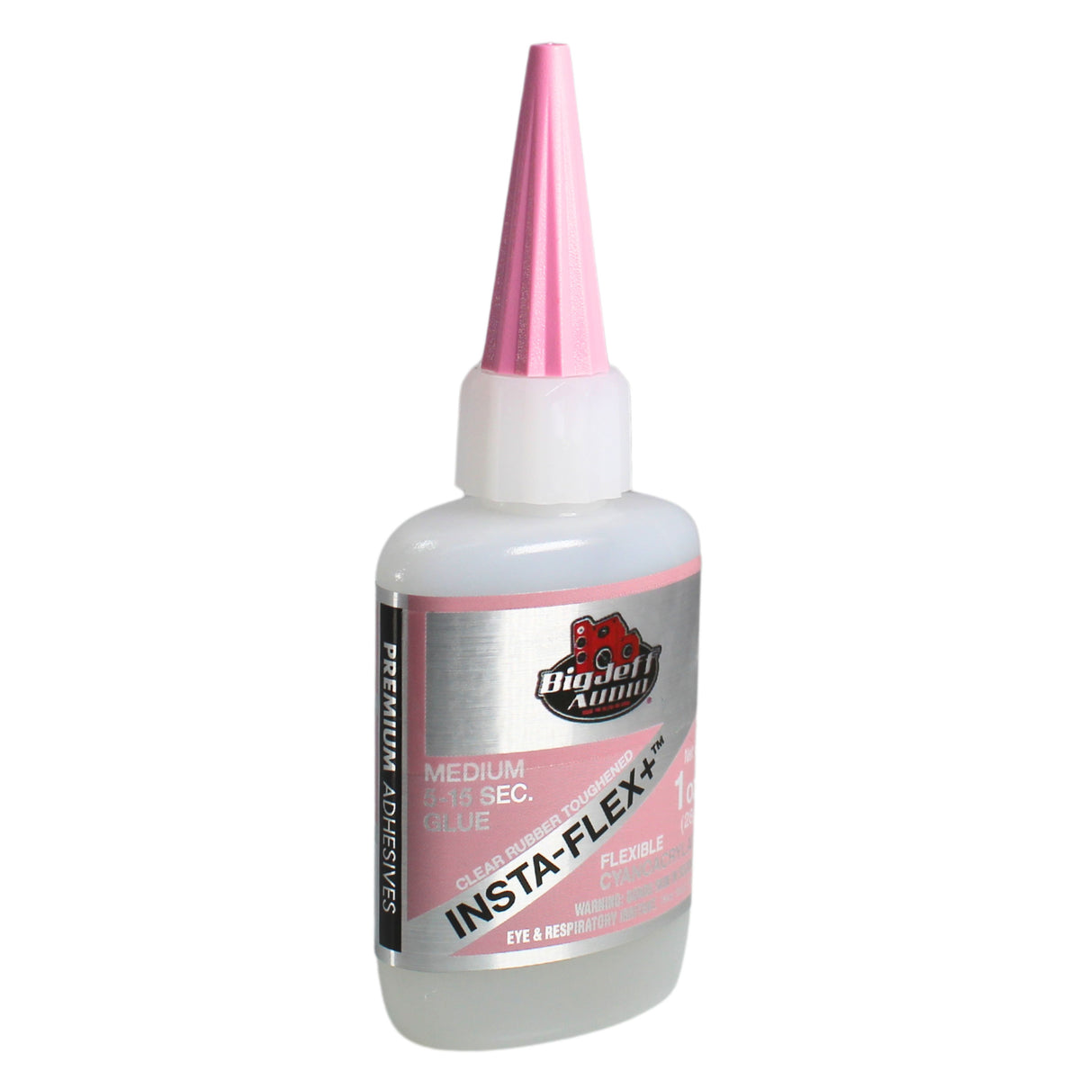 Big Jeff Audio 1 oz Insta-Flex+ CA Glue Invisible Strong Bond Clear Ru ...