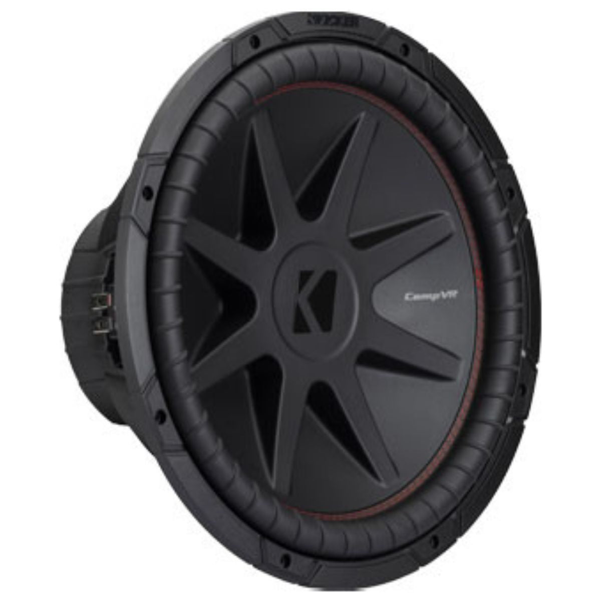 15" 1400W Dual 2 Ohm Subwoofer KICKER CompVR CVR152 DVC Bass Speaker ...