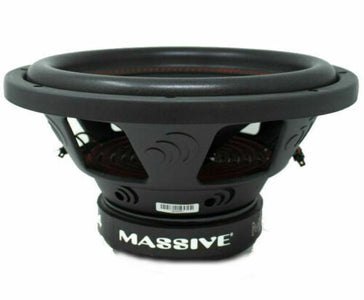 Massive Audio 12" 1000 Watt Subwoofer Dual 4 Ohm Voice Coil MMA124 ...