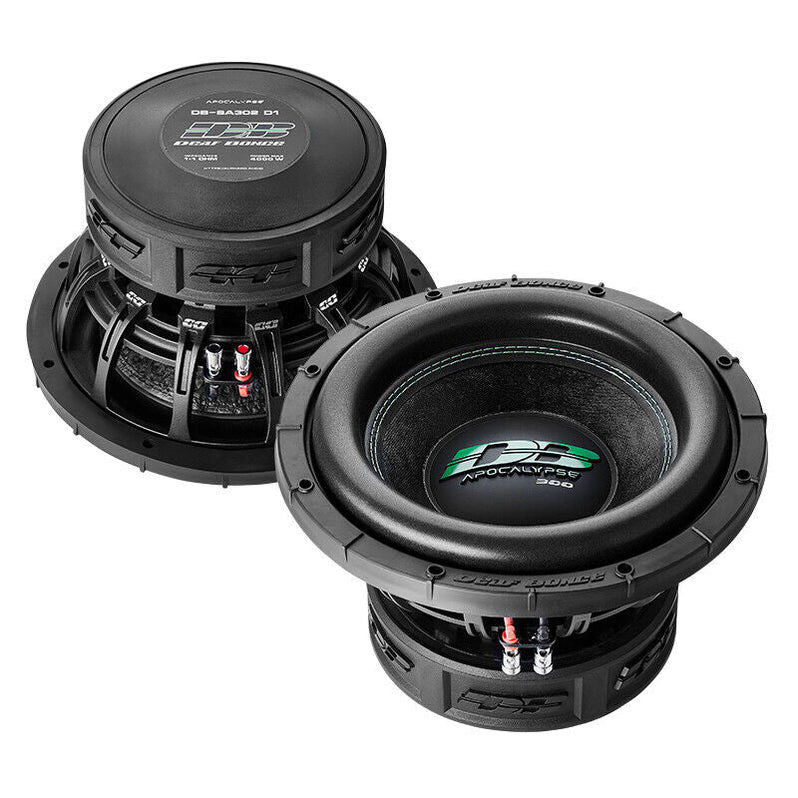 Deaf Bonce 12" Subwoofer 4000 Watt Dual 2 Ohm VC Apocalypse SA302-D2 ...