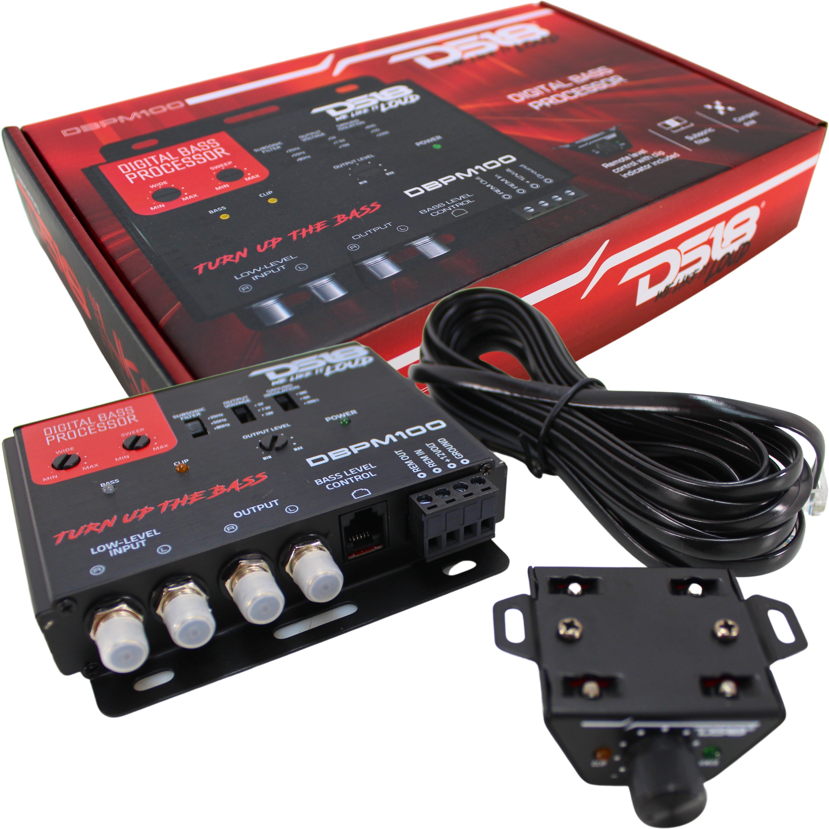 DS18 2 Channel Digital Bass Processor & Bass Restoration Processor W ...