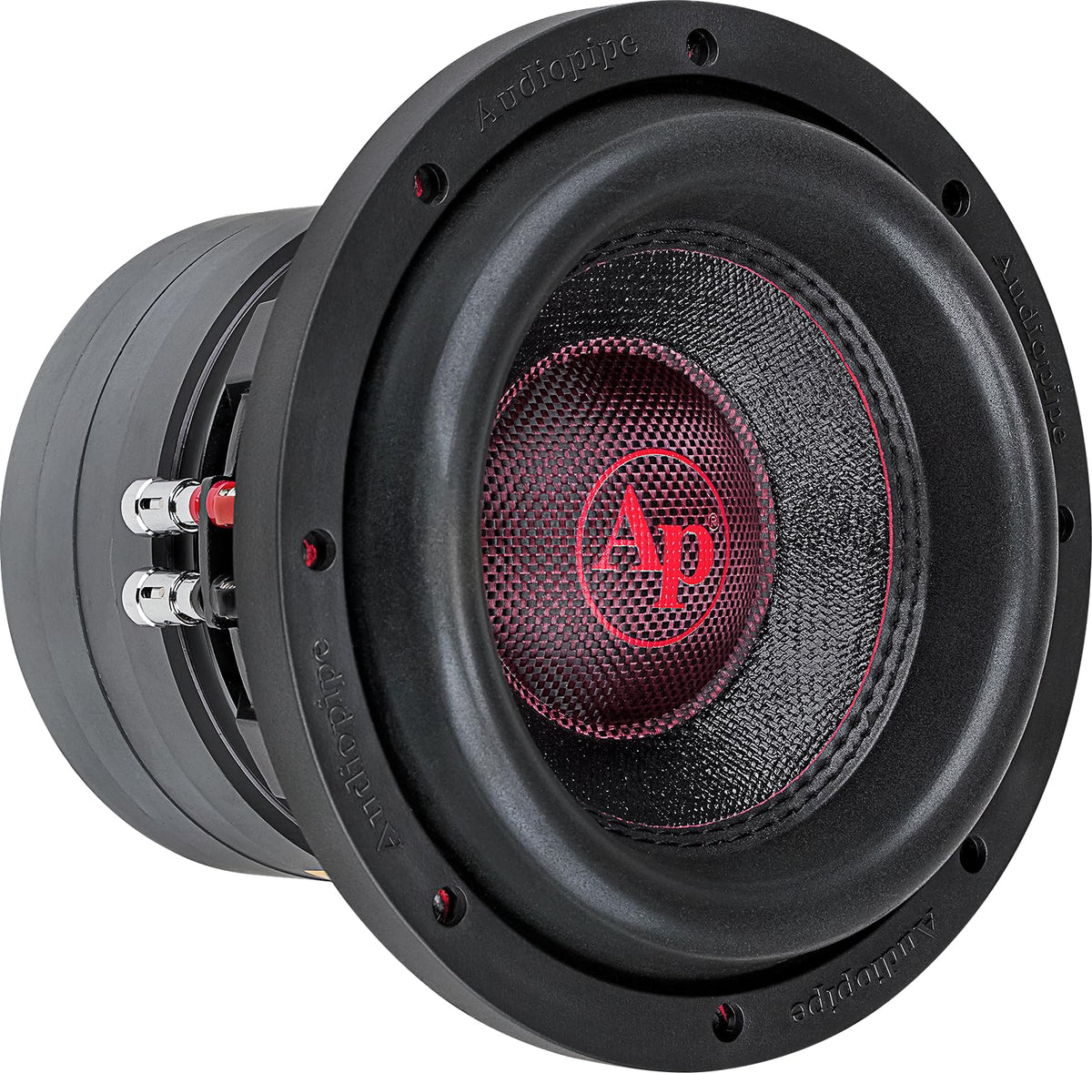 Audiopipe 8" 1000W Max Dual Voice Coil 4 Ohm Quad Stack Magnet Subwoof ...