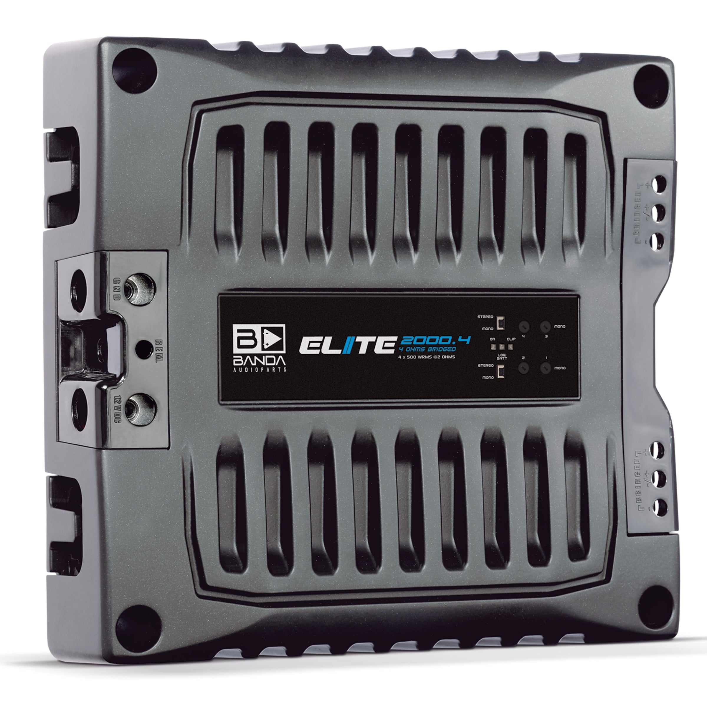 Banda ELITE 2000.4-2 4-Channel Car Amplifier – 2000W RMS 2-Ohm | Big ...