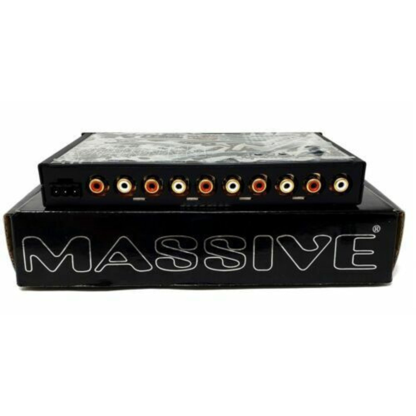 Massive Audio EQ7X 7 Band Graphic Equalizer + R2RCA18IN 18" RCA Cable ...