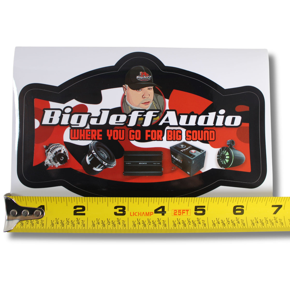 Official Big Jeff Audio 6" Premium Vinyl Sticker – Next-Gen Edition ...