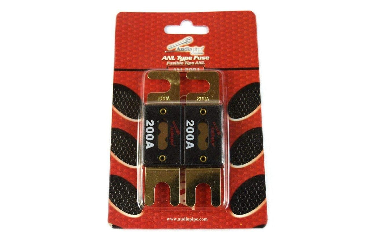 Audiopipe 200 Amp 32V Gold Plated ANL Car Audio Fuses AP-ANL-200A — Big ...