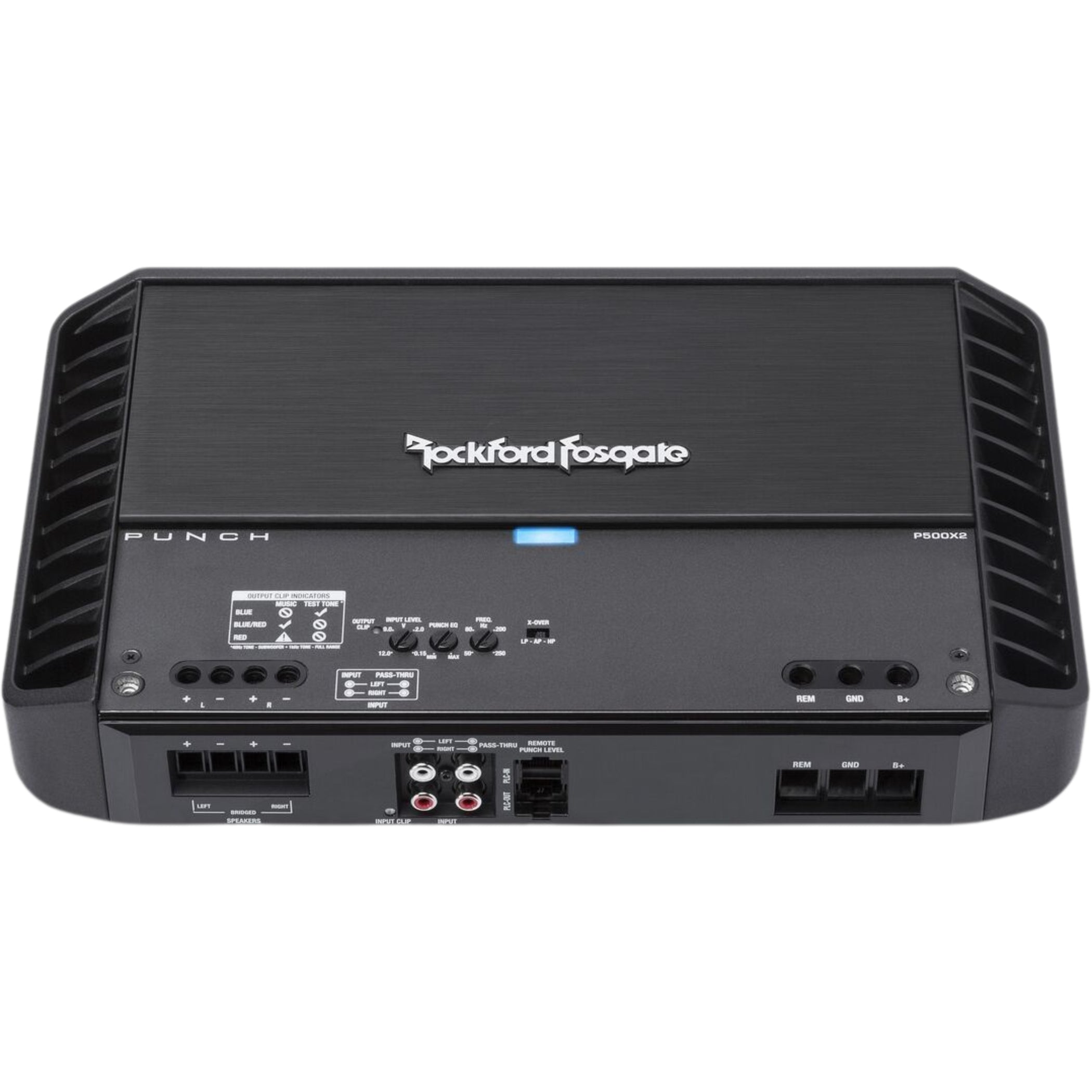 Rockford Fosgate PUNCH 500W 2-Channel Class-A/B Amplifier / P500X2 ...
