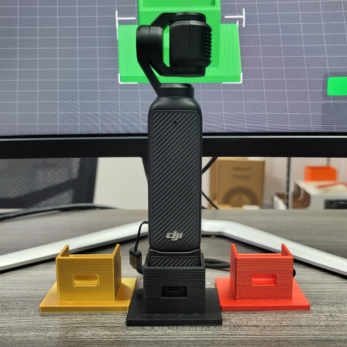 3D-Printed DJI Osmo Pocket 3 Stand Compact, and Durable Mount for Stab ...