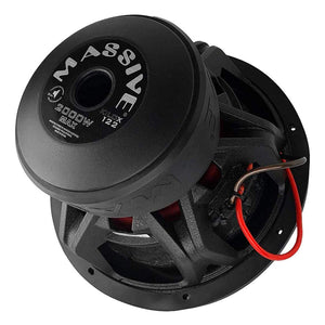 Massive Audio 12" Black Subwoofer 2000 W Dual 2 Ohm KILOX122 Car Audio ...
