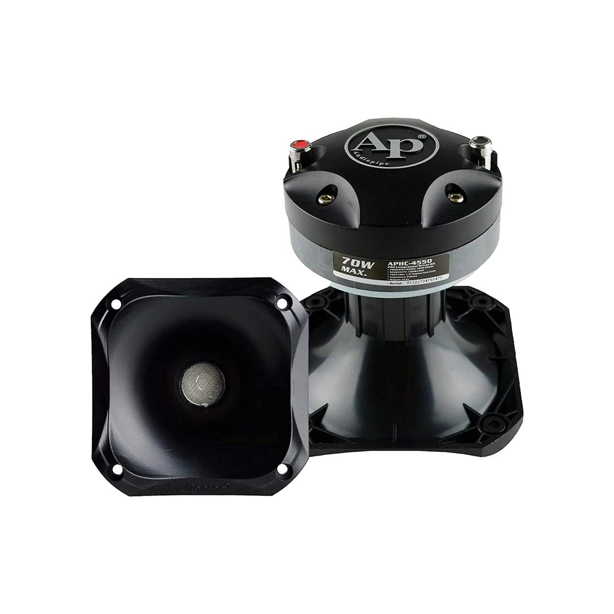Audiopipe 70W Pro Compressor Driver Kit 4.5" Compression Driver with A ...