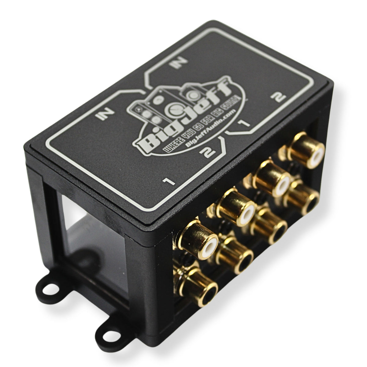 Big Jeff 4x8 RCA Splitter – Dual Input Cockbox Audio Block — Big Jeff ...