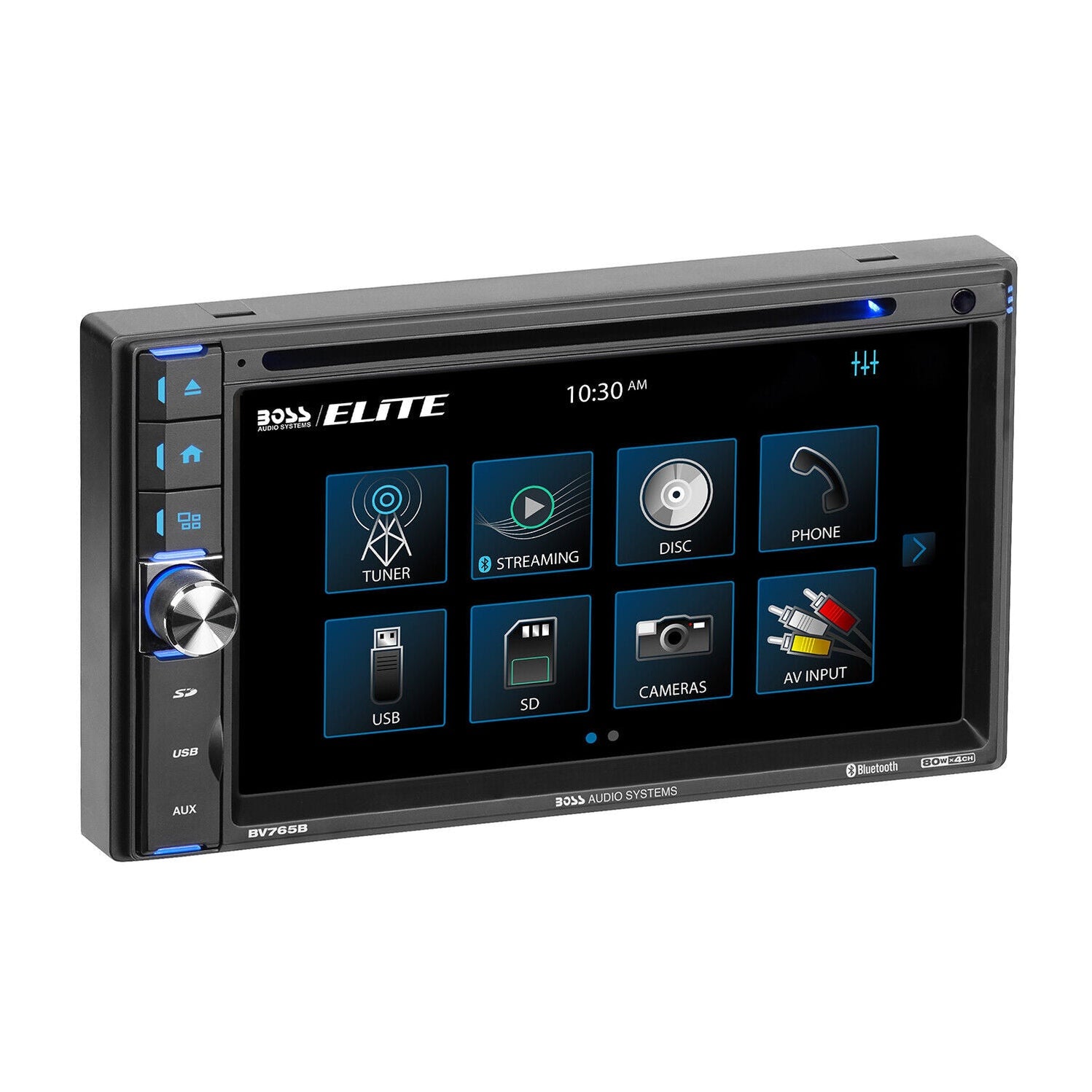 BOSS 6.5" Touchscreen Bluetooth 2 DIN Radio w/ DVD/CD, AM/FM, AUX — Big ...