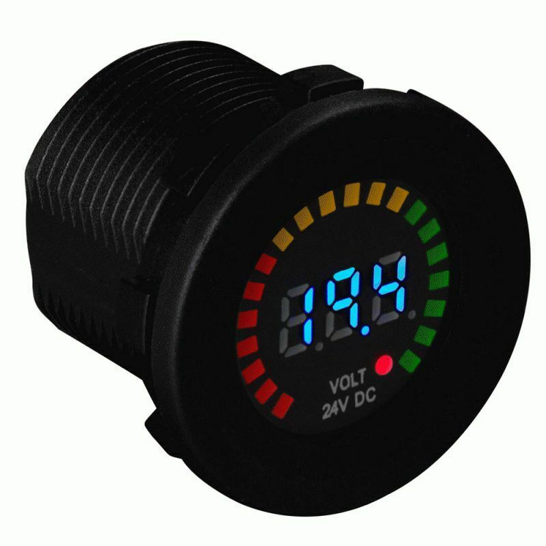 Flush Mount 24V Digital Voltage Meter With Graphic Display IBR94 — Big ...