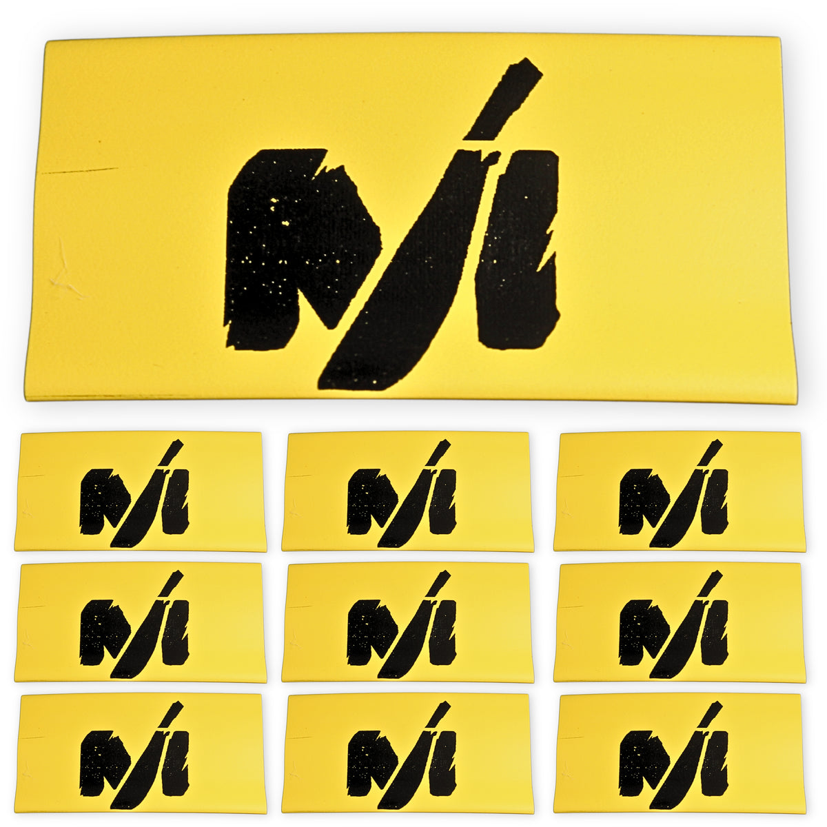 0 Gauge 3:1 Heat Shrink with Deaf Bonce / Avatar Logo 10 Pack Yellow ...