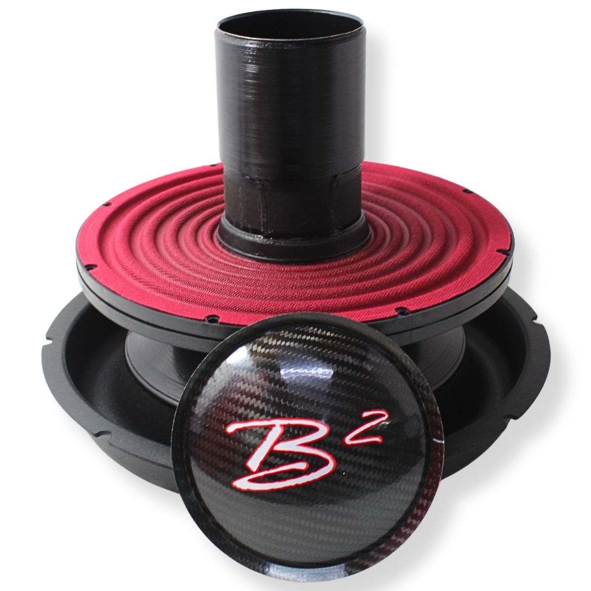 B2 RAGEXL 12" 1-Ohm DVC Drop-In Recone Kit | Carbon Fiber Cone — Big Jeff Online Inc
