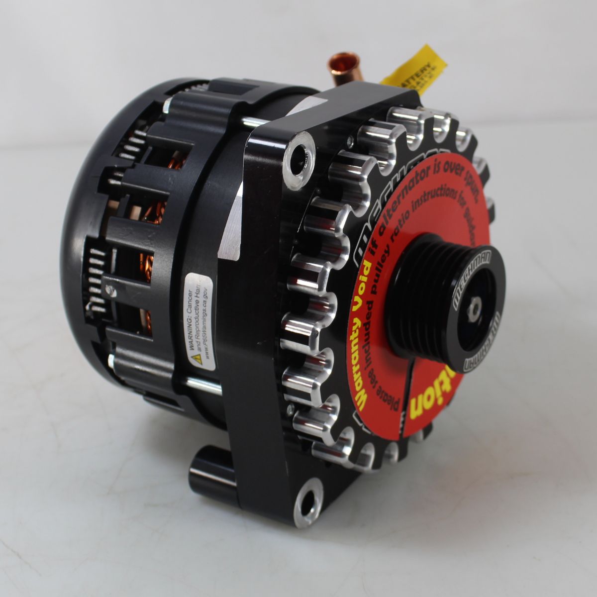 Mechman E-Series 370 Amp Black Alternator For 1987-1995 GM 4.3L Truck ...