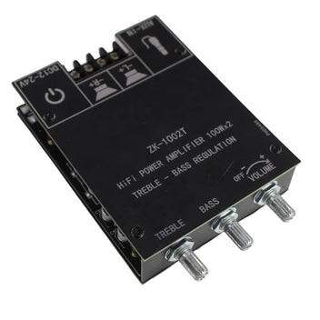 ZK-1002T | 200W BT 2-Channel Amplifier Board w Bass & Treble Control ...