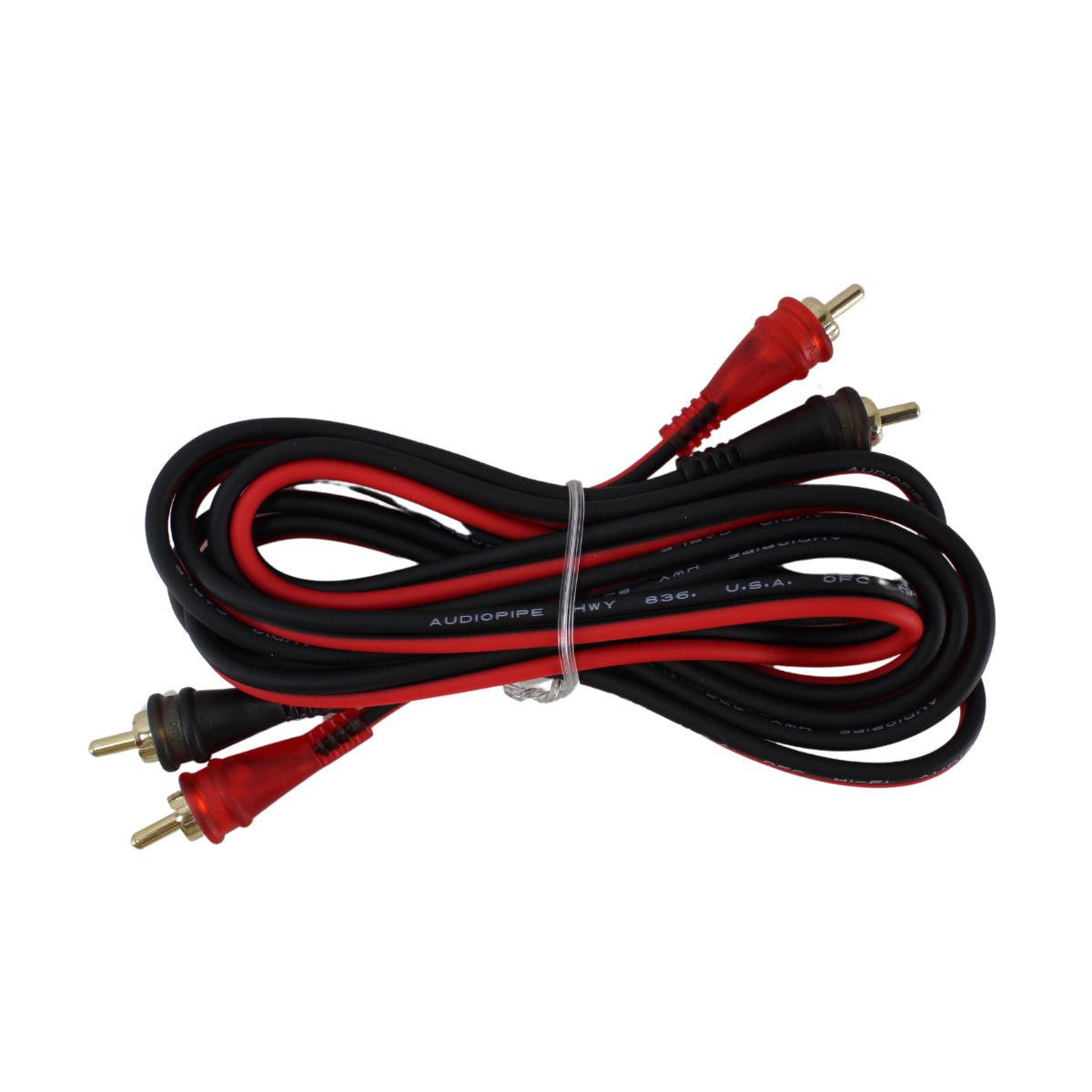 Audiopipe AMF 6 ft Frosted RCA Cables (Single) / AP-AMF-6 — Big Jeff ...