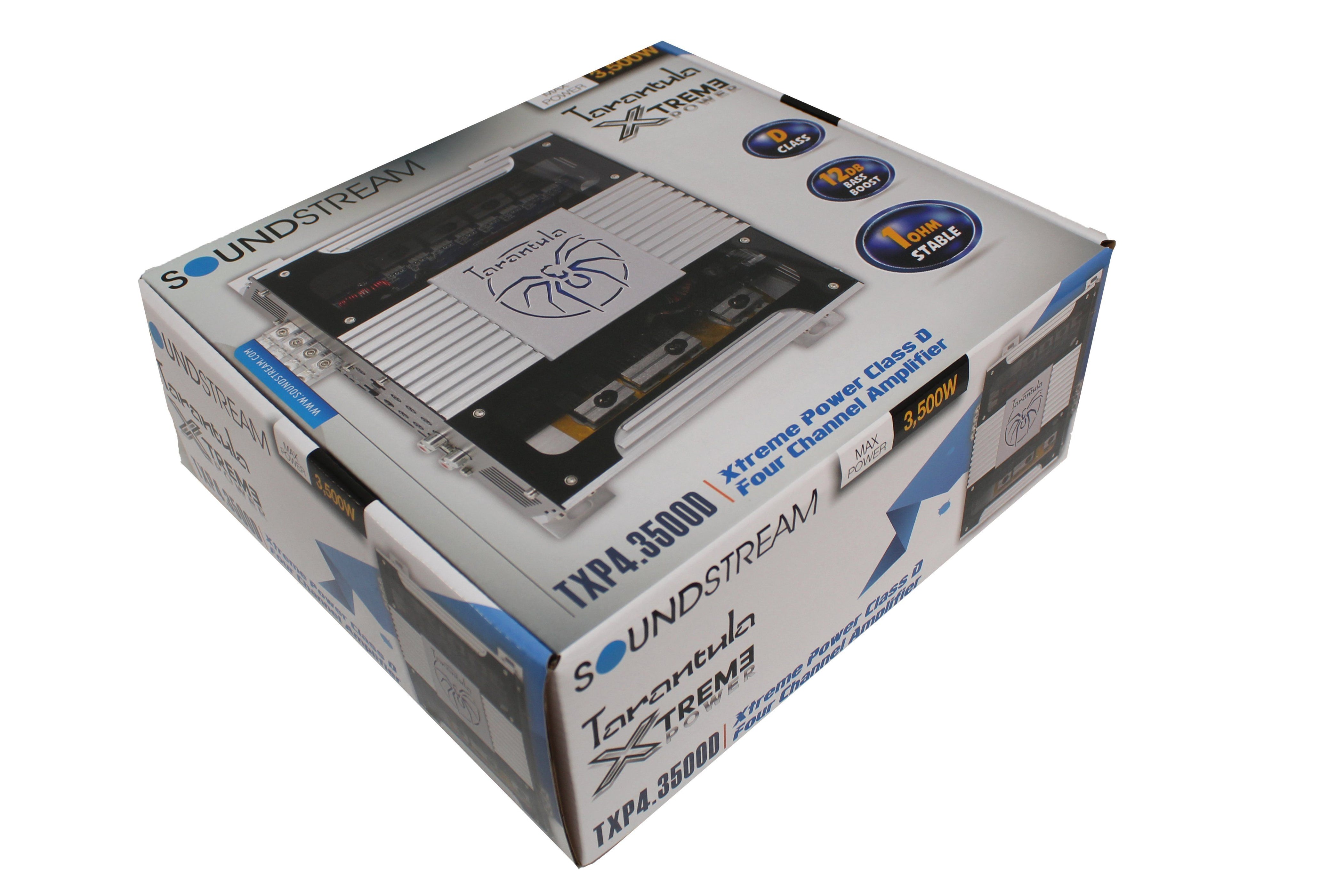 Soundstream Xtreme 1 Ohm 3500 Watts 4 Channel Class D Amplifier — Big ...