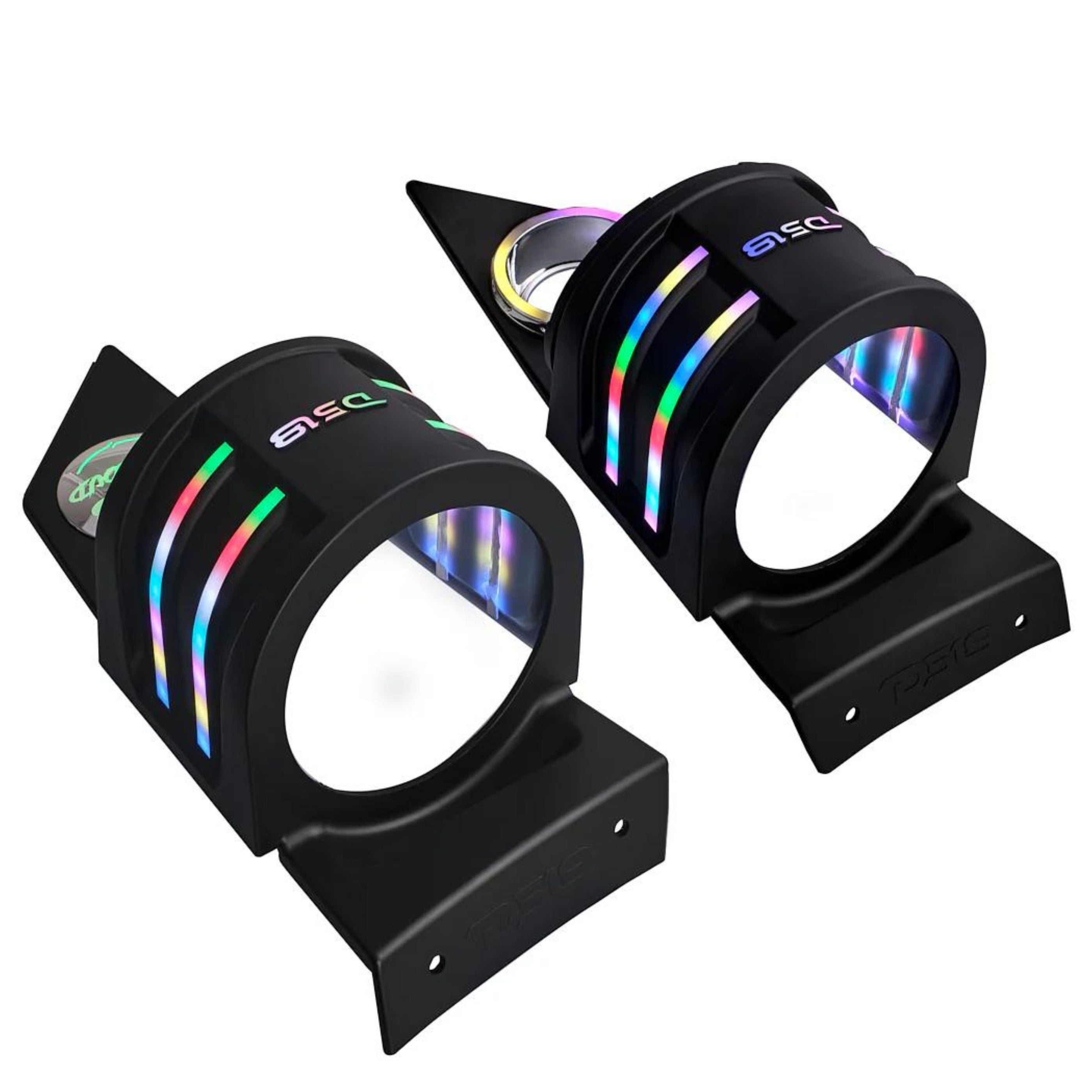 Polaris Slingshot 6.5" Headrest Enclosure with Digital LED Lights DS18 ...