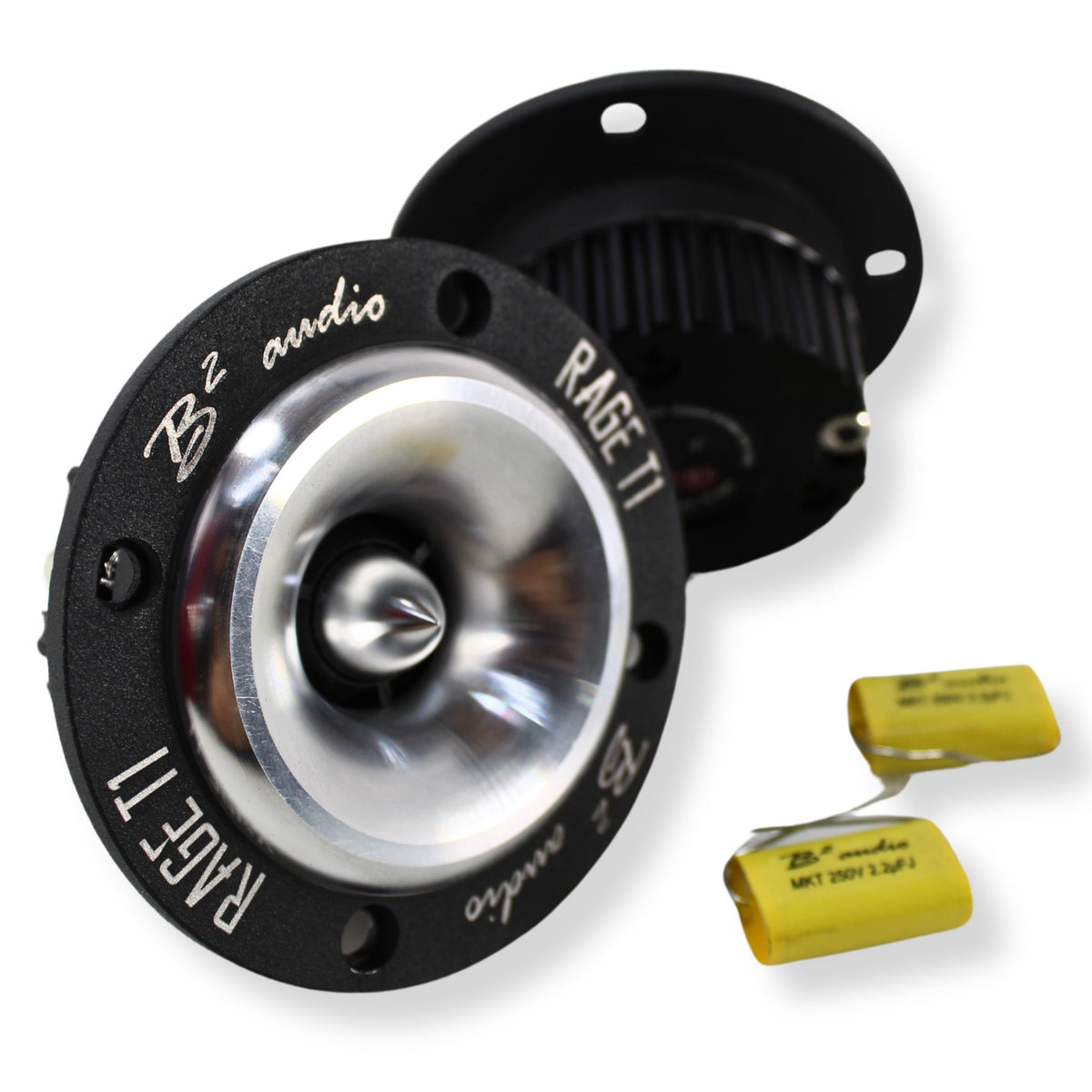 B2-RAGE-T1-NEO 100W RMS Bullet Tweeters | 4-Ohm Titanium Diaphragm ...