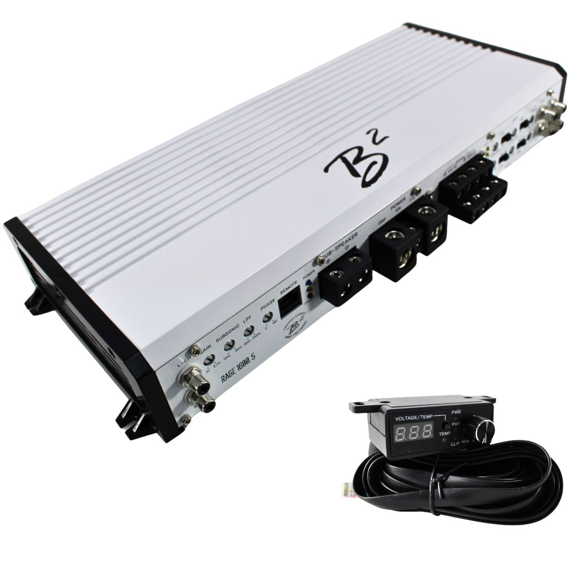B2 Audio RAGE 5-Channel 1.6K | 1600W 4-Ohm Class D Amplifier — Big Jeff ...