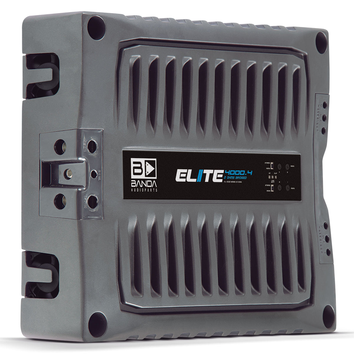 Banda ELITE Line 4000W RMS 1-Ohm 4-Channel Full Range Amplifier — Big ...