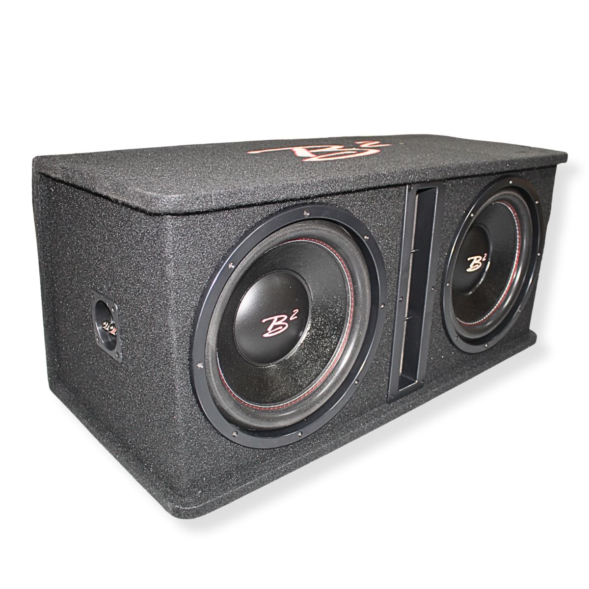 DVPE212 | B2 Audio Dual 12" 1000W RMS Vented Loaded Subwoofer Enclosure ...