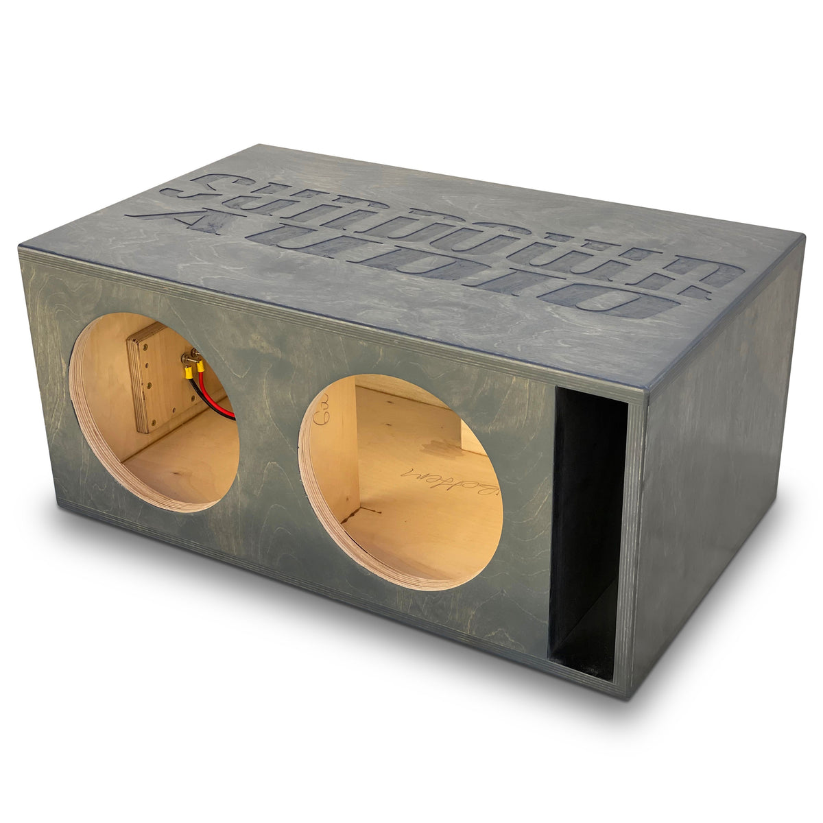 Dual 12" Birch Ported Subwoofer Box | AABE-SA-Xv2-D12-HD for Xv2 12 ...