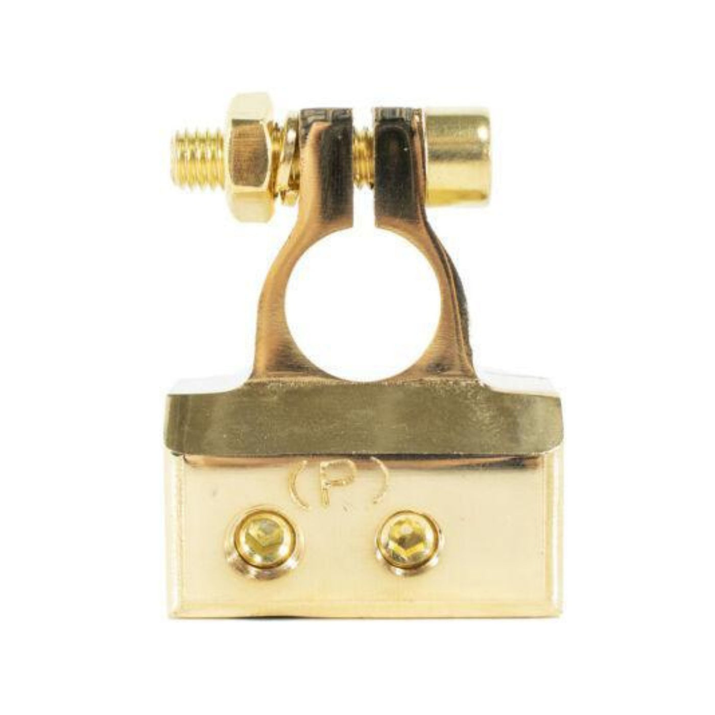 Positive Mid Series Battery Terminal Gold 1 4 8 AWG Output Raptor — Big ...