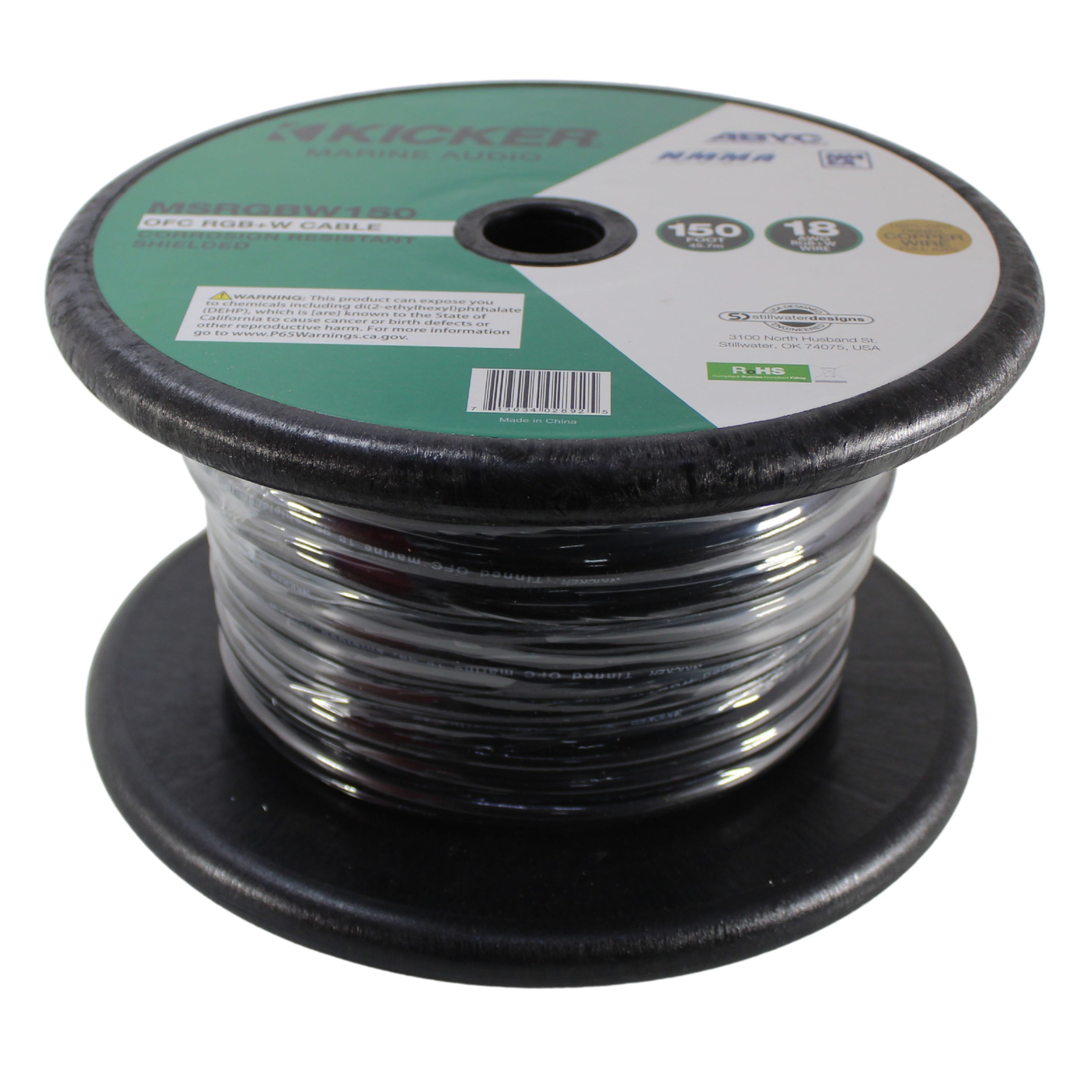 Kicker Marine 18 AWG RGB+W Wire – 5-Conductor OFC LED Cable — Big Jeff ...