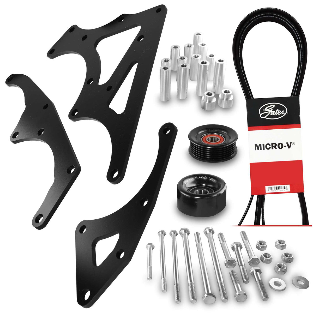 LTDB-1418 Dual Alternator Bracket Kit for 14–20 GM Trucks – V6/V8 Gas ...