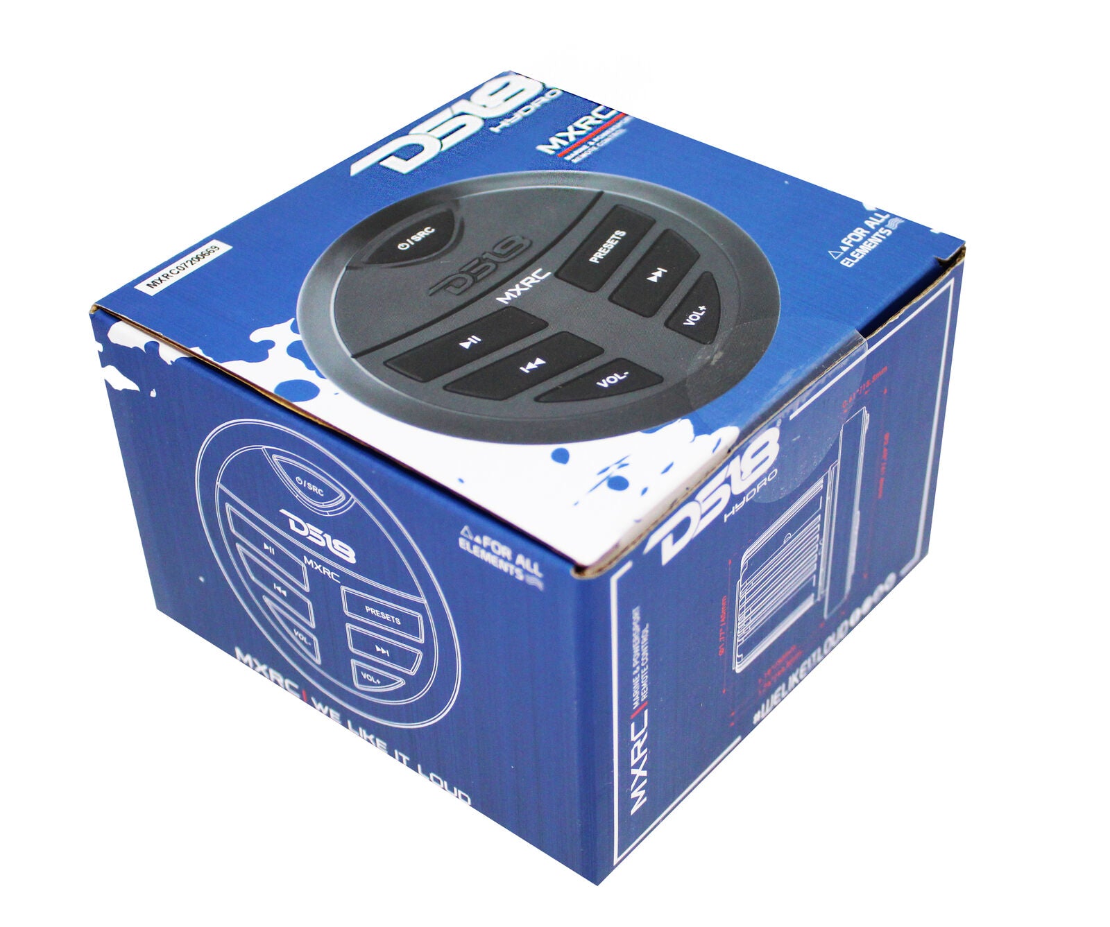 DS18 Hydro Marine & Power Sport Head Unit Remote Control w/ Extension ...