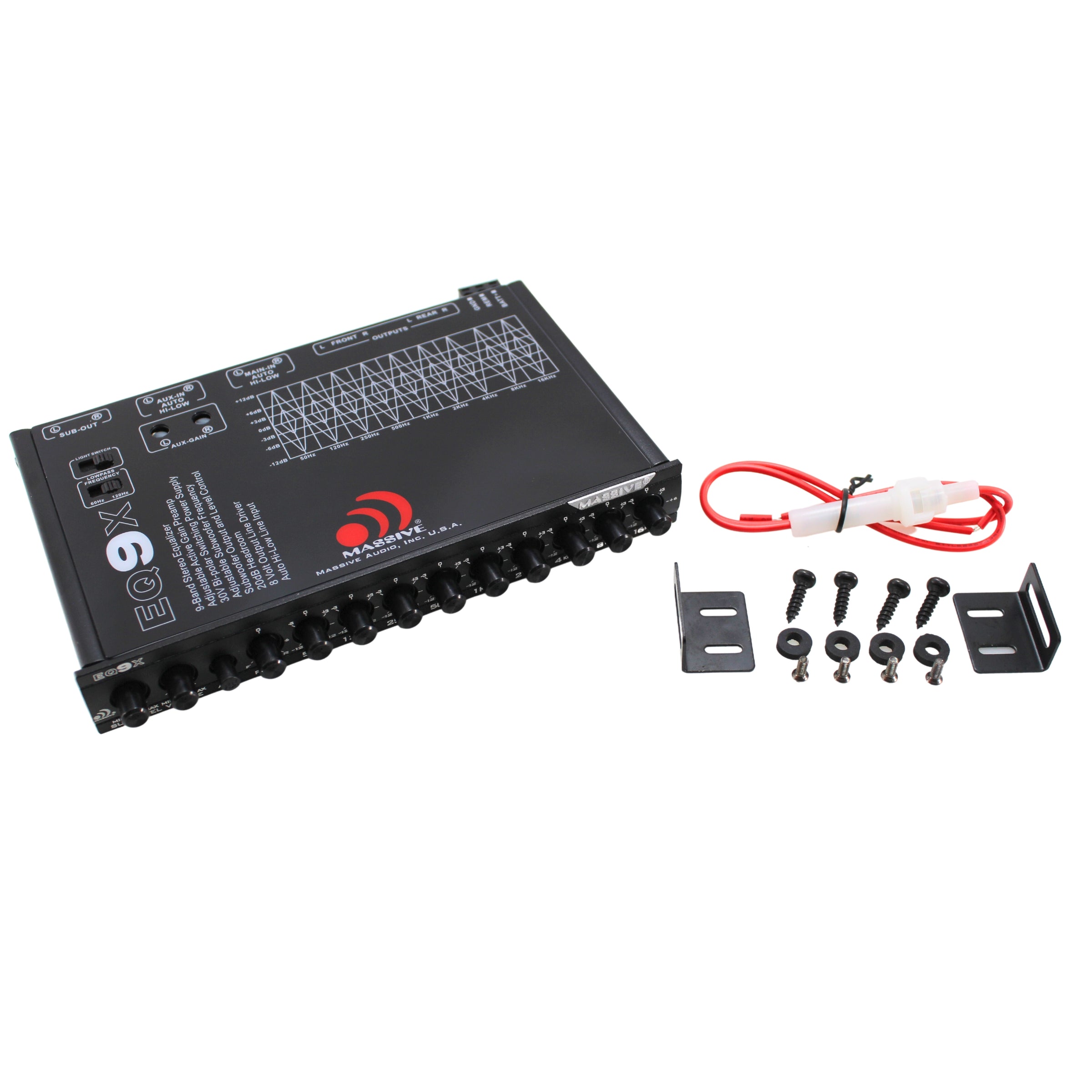 Massive Combo EQ9 Graphic Equalizer + TRI-XO Electronic Crossover — Big ...