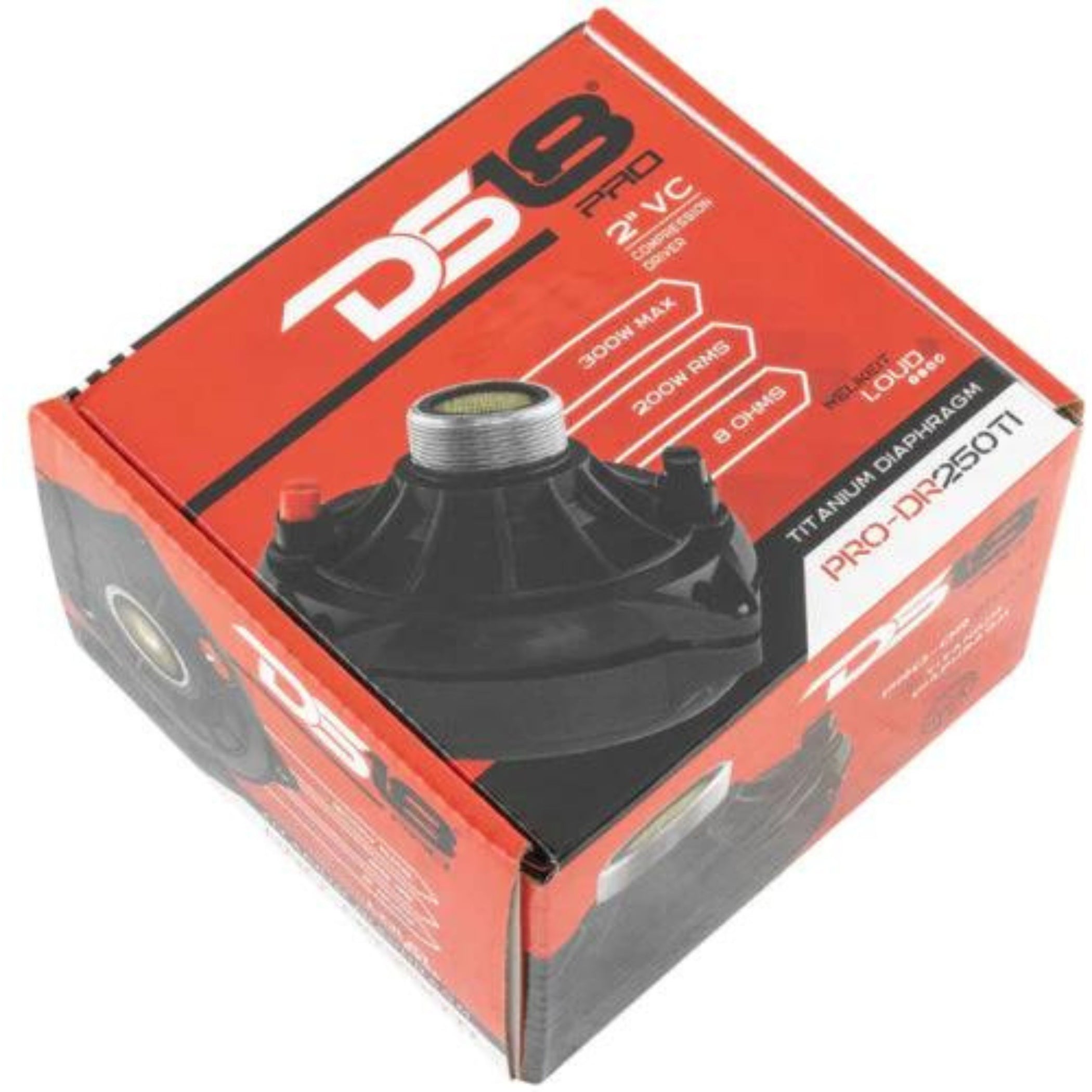 DS18 Car Audio 2" VC Titanium Compression Driver 300 Watt 8 Ohm PRO-DR ...