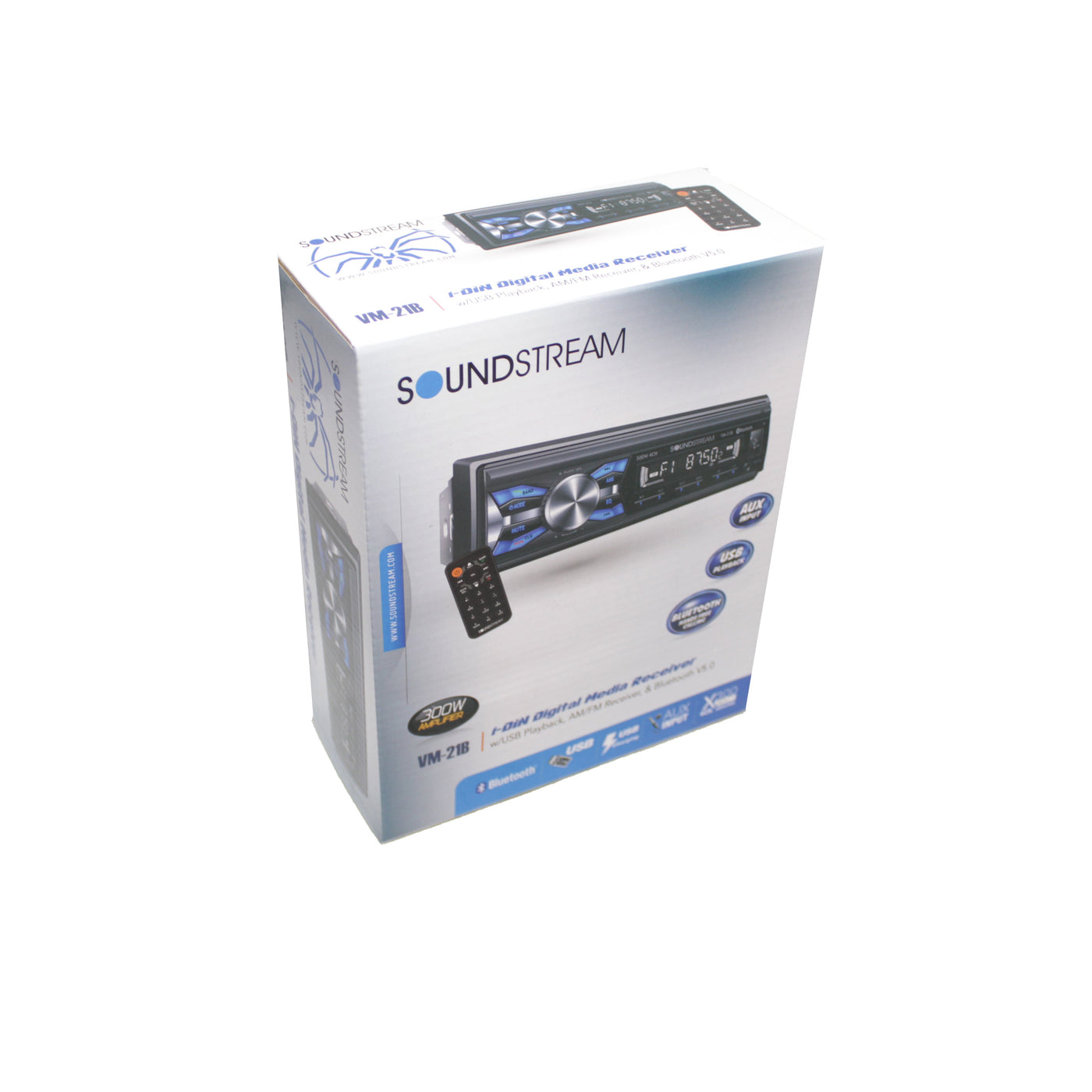 Soundstream 300 Watt Single DIN Digital Media Player w/ USB Playback ...