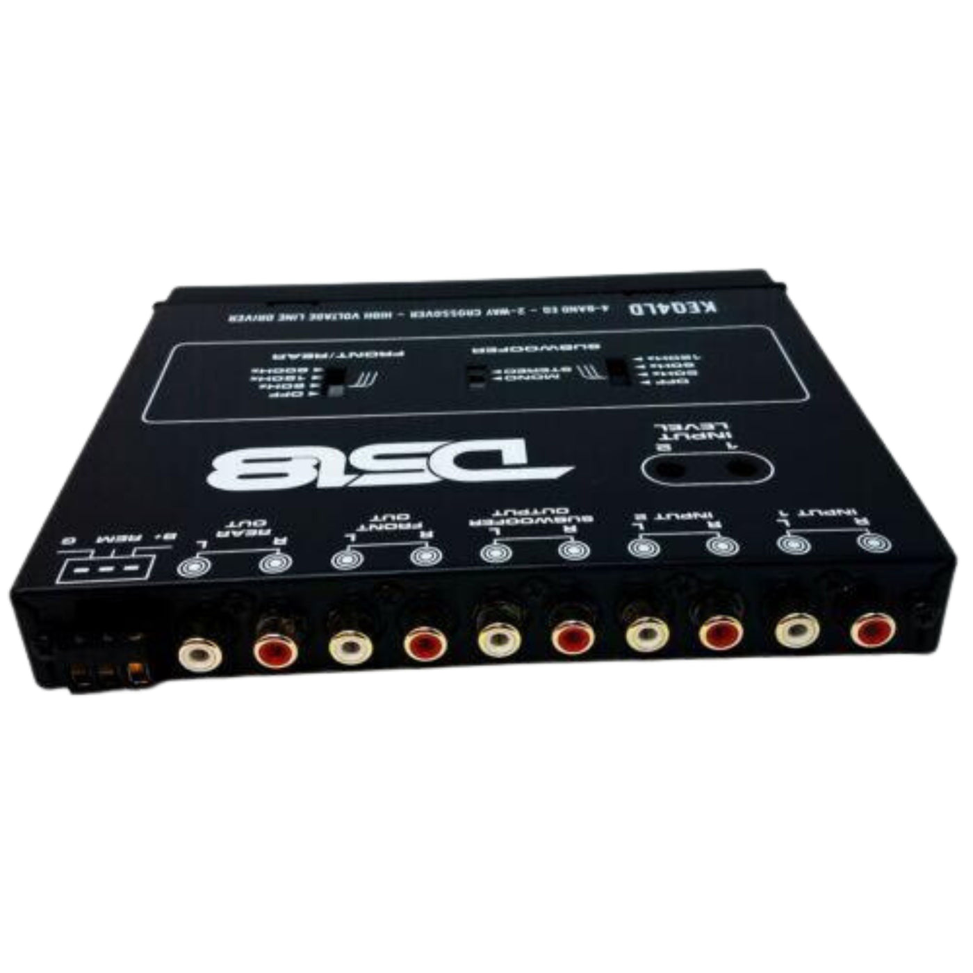 DS18 4 Band Graphic Equalizer Six Channel Line Driver Subwoofer Level ...