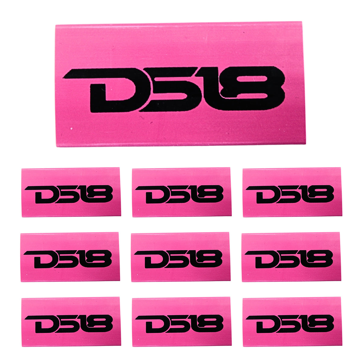 0 Gauge 3:1 Heat Shrink with DS18 Logo 10 Pack Red — Big Jeff Online Inc