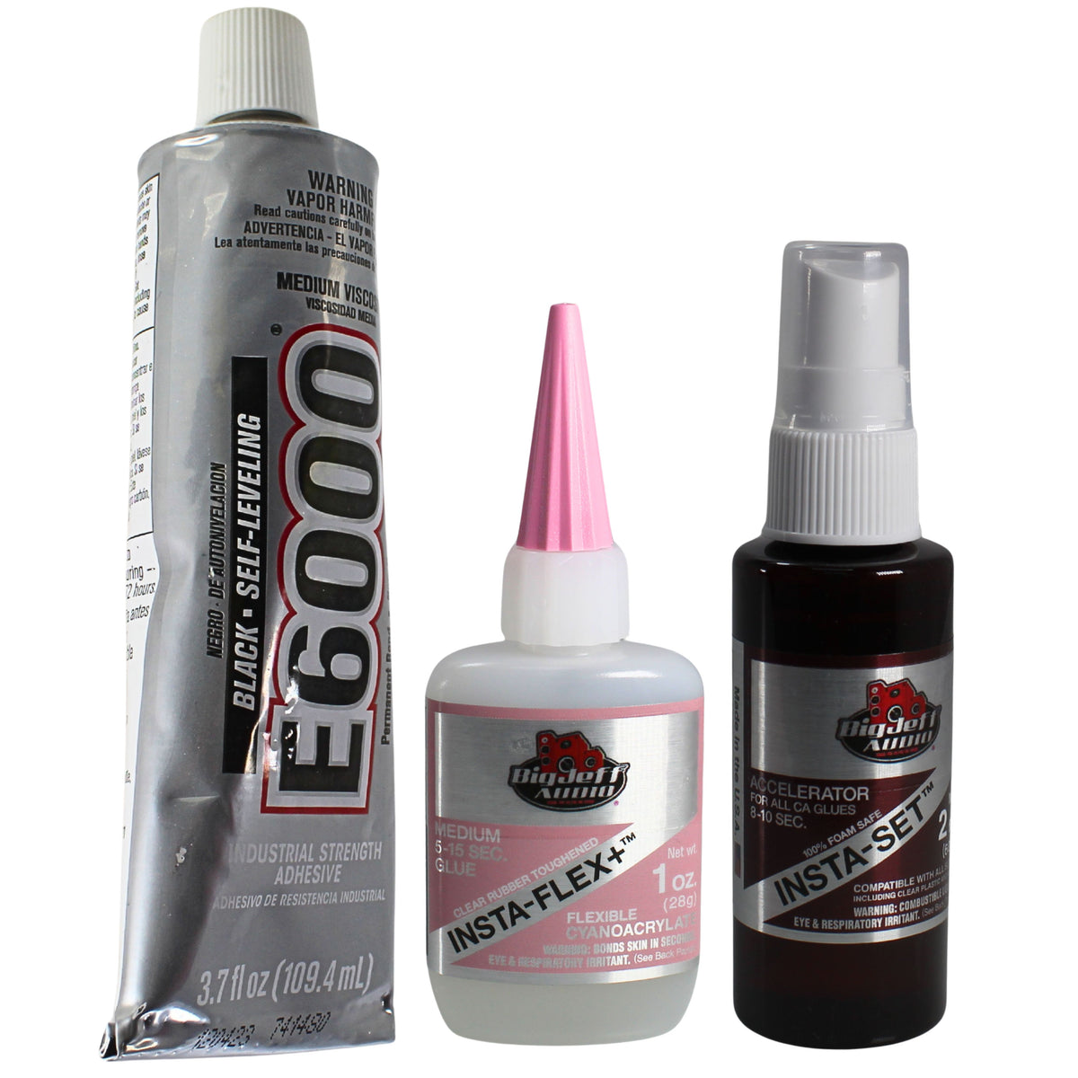 Subwoofer Recone Kit, 3.7oz Black Medium Viscoscity E6000 & 1oz CA Glu ...