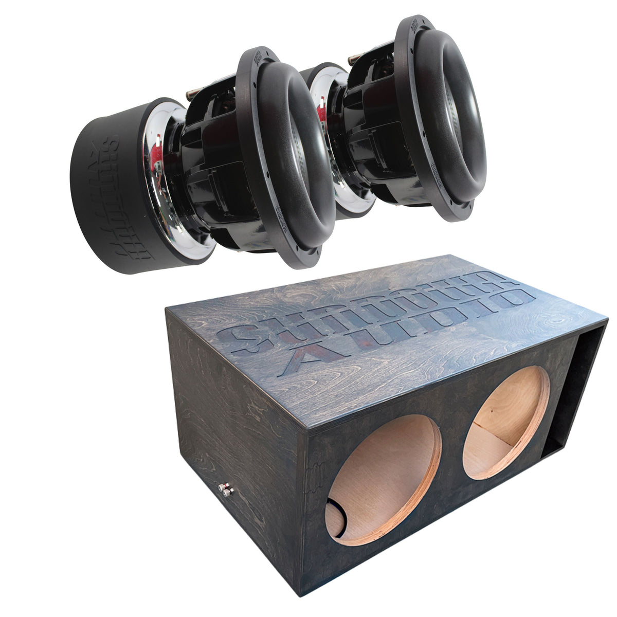 2500W RMS Dual 1 or 2-Ohm 12" Z Series V6 Subwoofer w/Dual 12" Birch P ...