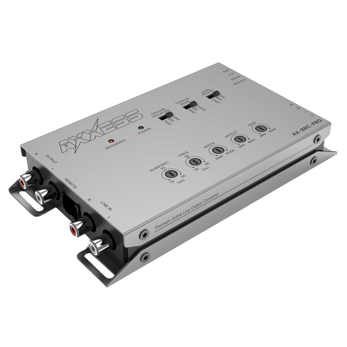 Axxess Active Line Out Converter with Bass Enhancement Processor AX-BR ...