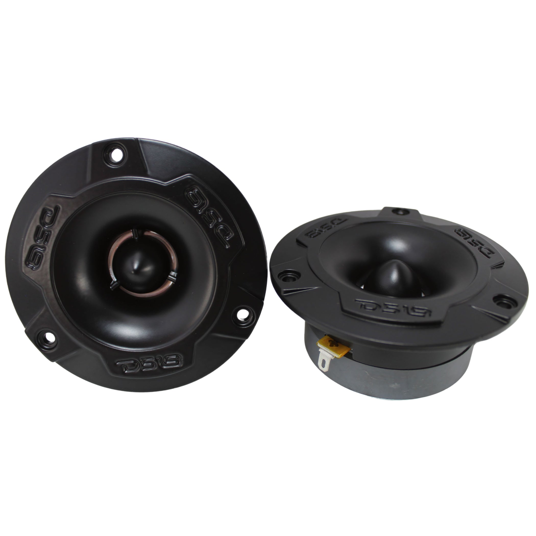 Pair of DS18 1" Black 240W 4 Ohm Pro Aluminum Super Bullet Tweeter ...