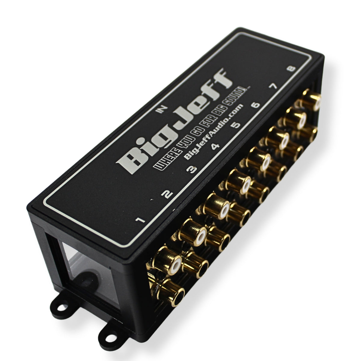 Big Jeff 2x16 RCA Splitter Block – 1-to-8 Pair Audio Distribution — Big ...