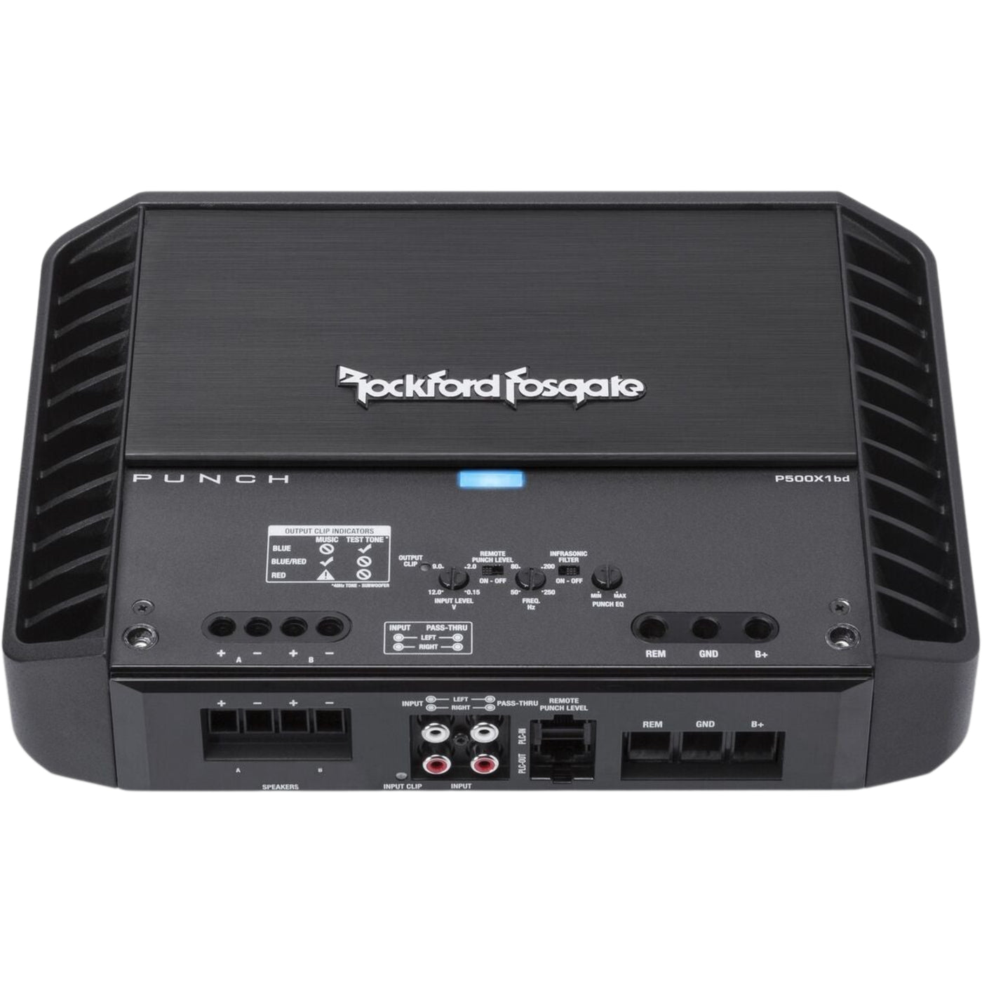 Rockford Fosgate PUNCH 500W Class-BD Monoblock Amplifier / P500X1BD ...