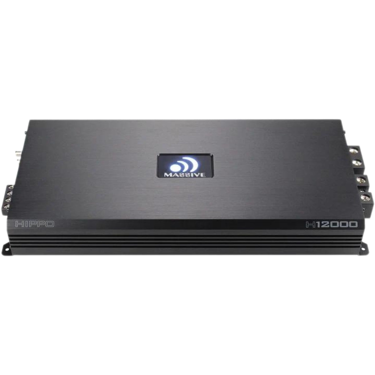 12000W RMS 1-Ohm Monoblock Amplifier Massive Audio HIPPO Series MA-H12 ...