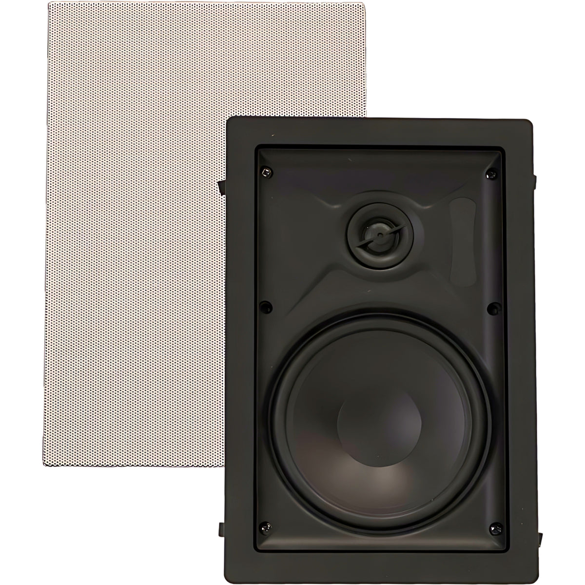 Phase Tech 6.5" In-Wall 2-Way Coaxial Speaker Home Audio 100W 8-Ohm OP ...